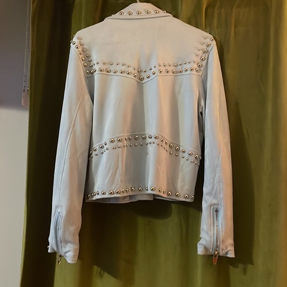 Buddy Love | Jackets & Coats | Studded Suede Jacket New With Tags Baby ...